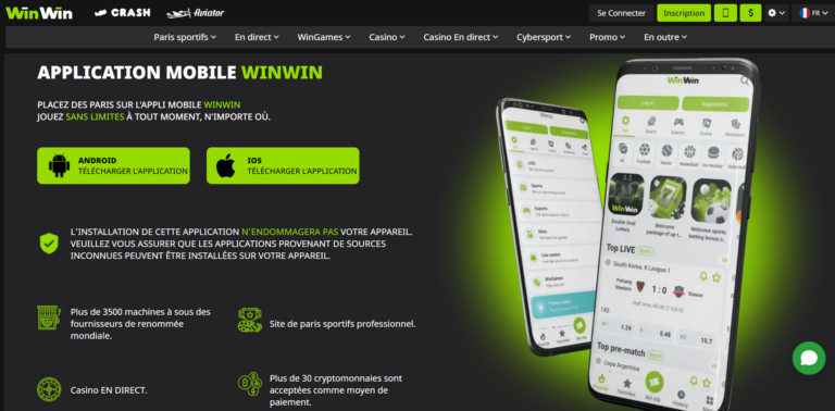 Télécharger WinWin gratuit Télécharger WinWin application pour Android et iOs Nouvelle version